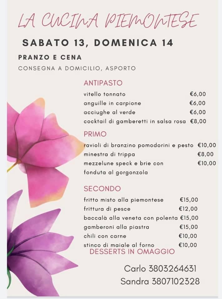 Menu da La Cucina Piemontese "da Cappellari" ristorante, Vigone