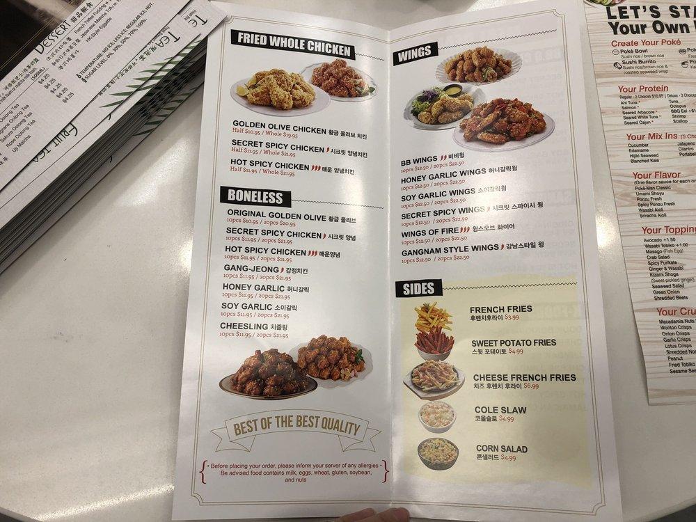 Menu at Ten Asian Food Hall restaurant, Cherry Hill