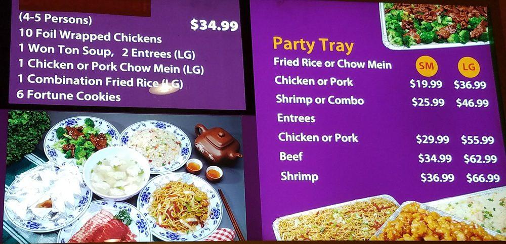 Menu at Asia Express restaurant, Union City