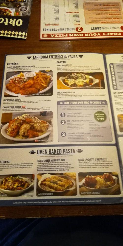 Menu at Old Chicago Pizza + Taproom pub & bar, Billings