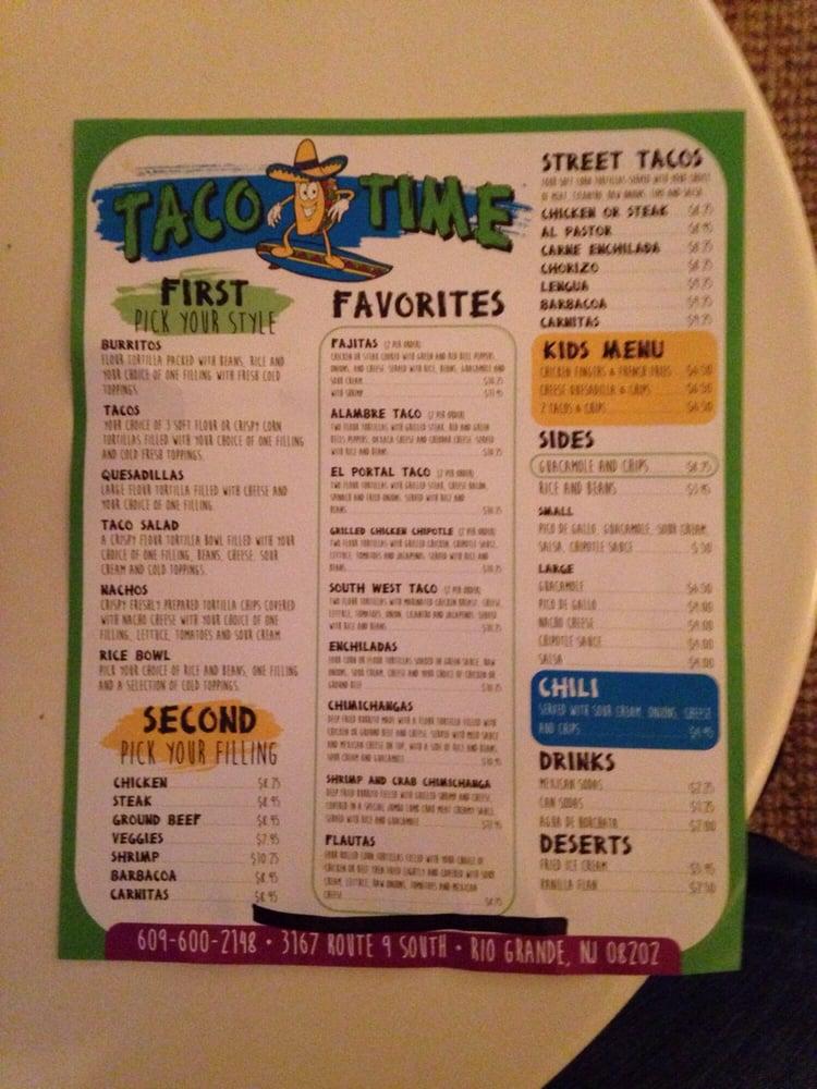 Menu at Tacos by the Shore desserts, Erma