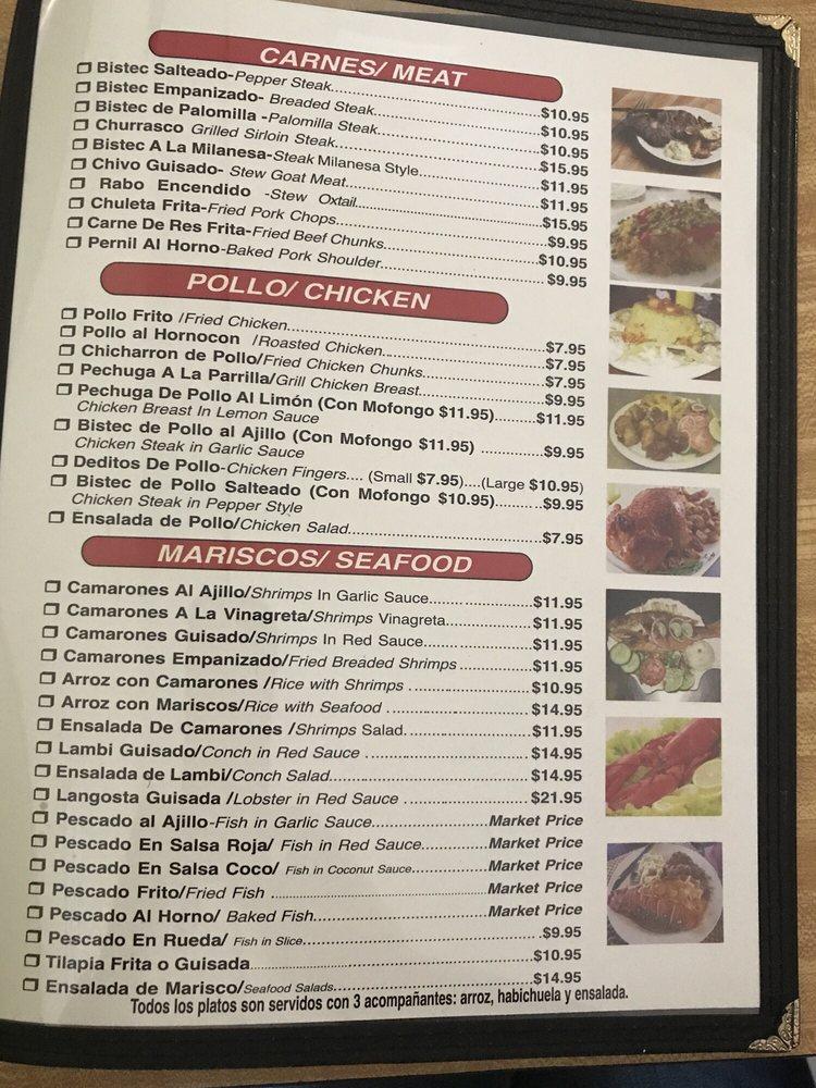 Menu at Mofongo House Restaurant, Pembroke Pines, Pembroke Rd
