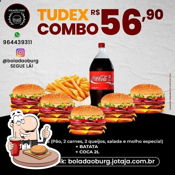 Boladão burg restaurant, Rio de Janeiro, R. Canitar - Restaurant menu ...