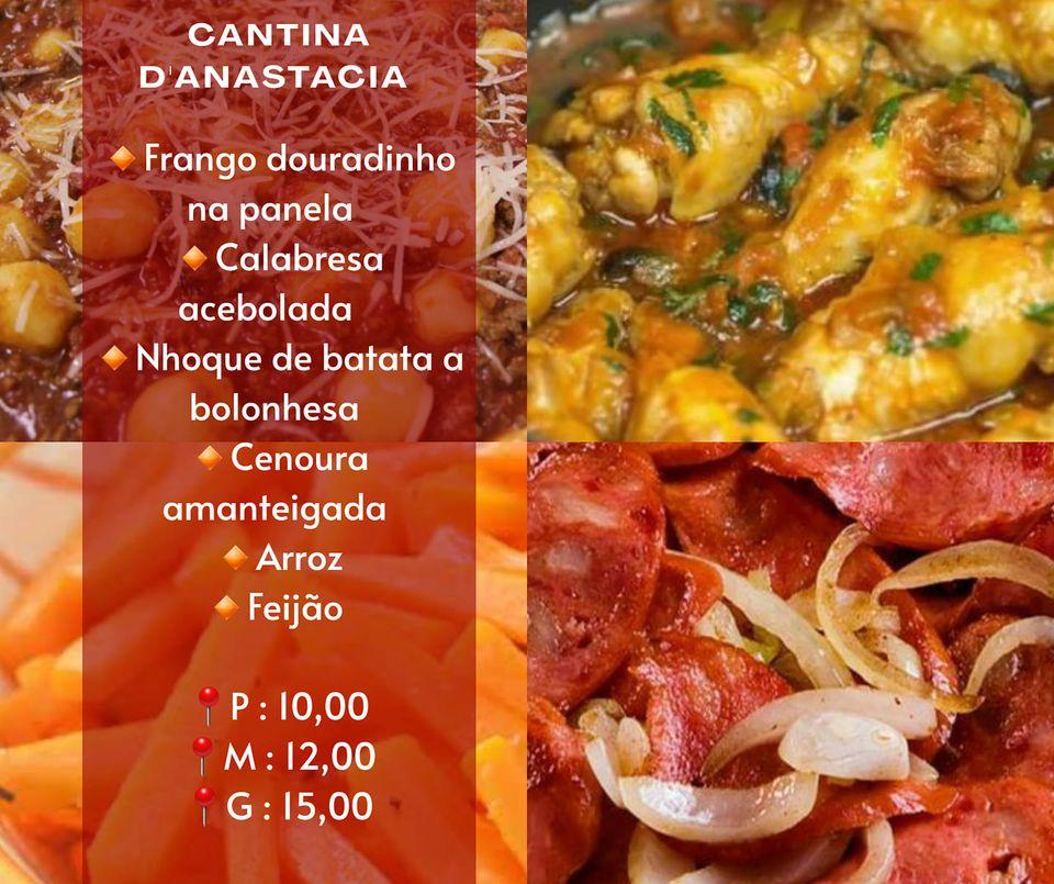 Menu at Cantina D Anastacia restaurant, Varginha