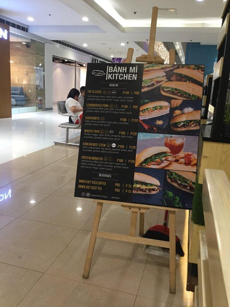 Menu at Bánh Mì Kitchen restaurant, Mandaluyong, F Building A