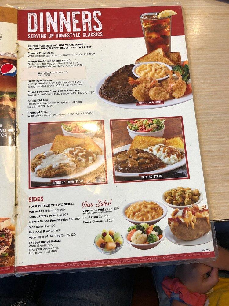 Menu at Huddle House restaurant, Opelika