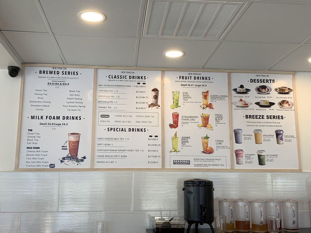 Menu at Feng Cha Garland pub & bar, Garland