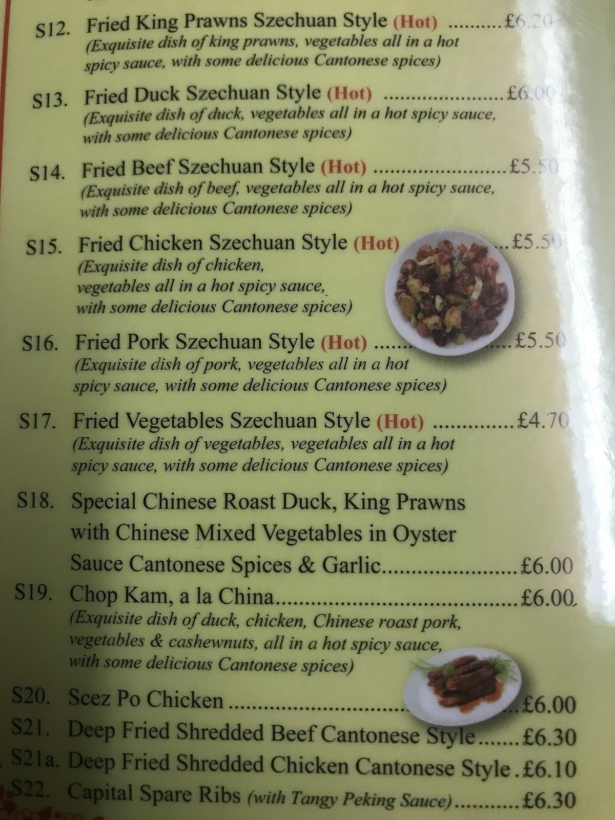 Menu at New Happy House fast food, Eye