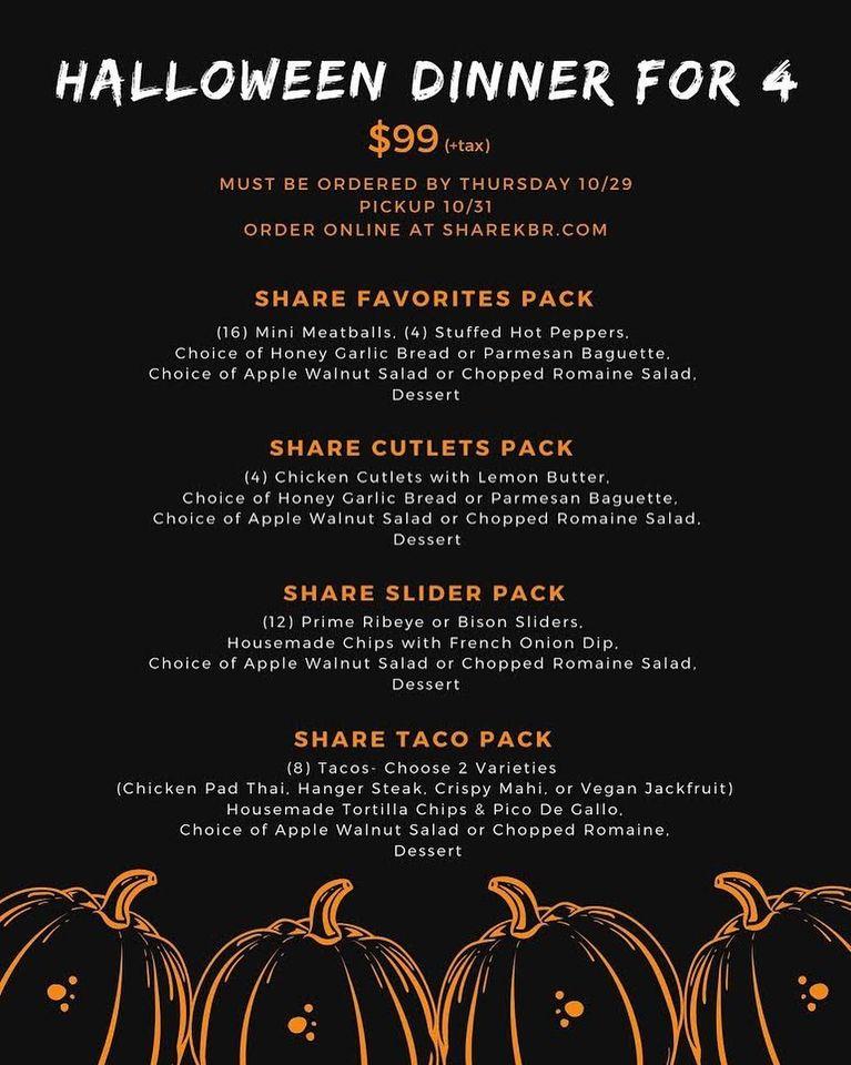 Menu at Share Kitchen & Bar Room, Williamsville
