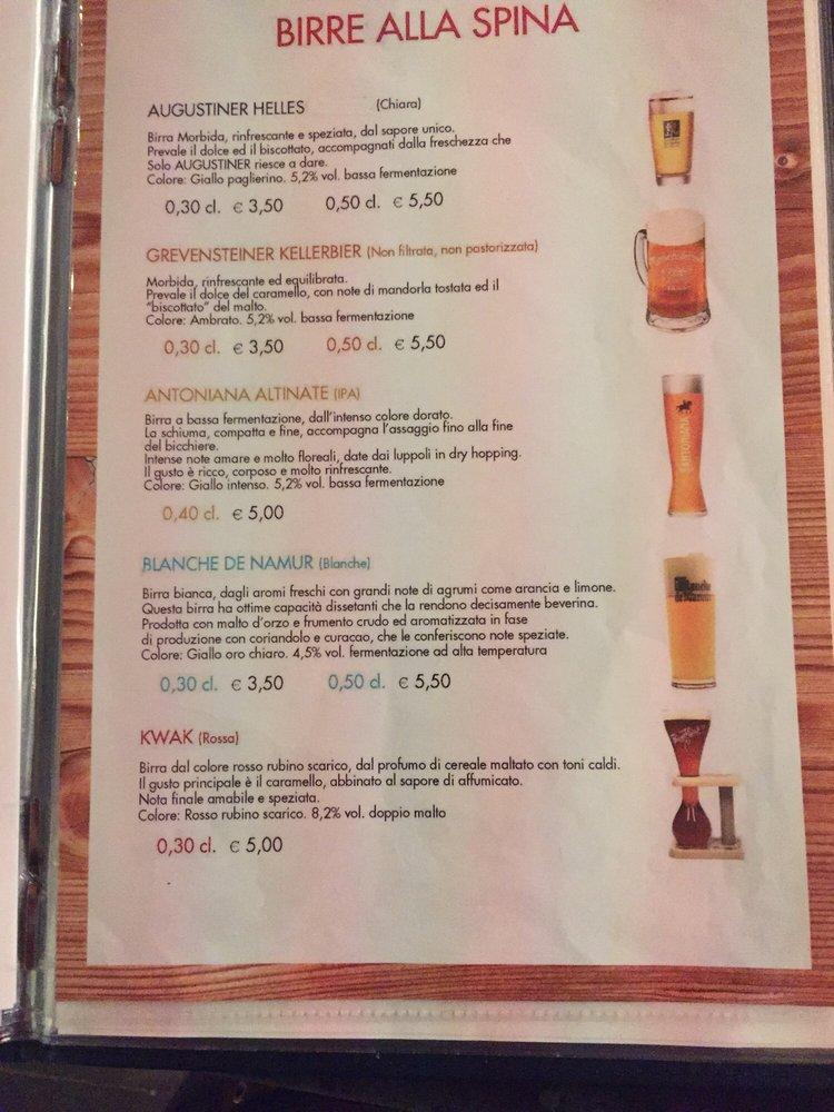 Menu at Home Stube pub & bar, Madonna di Campiglio