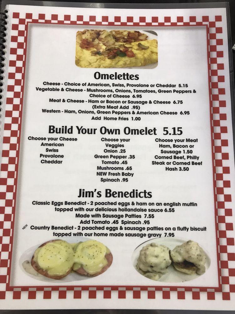 Menu at Jim's Open Kitchen Too restaurant, Streetsboro