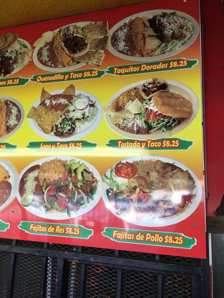 Menu at El Indio Azteca restaurant, Los Angeles, Roscoe Blvd #4240
