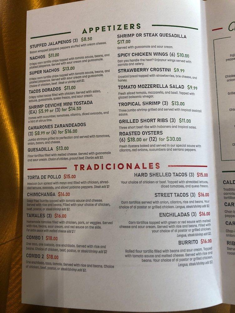 Menu at Luigi's Italian Cucina restaurant, Redmond
