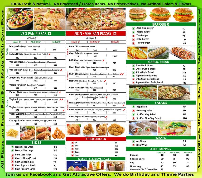 Menu at Italian Delight - Kanchi, Kanchipuram