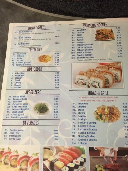 Menu at China House restaurant, Beloit, Prairie Ave