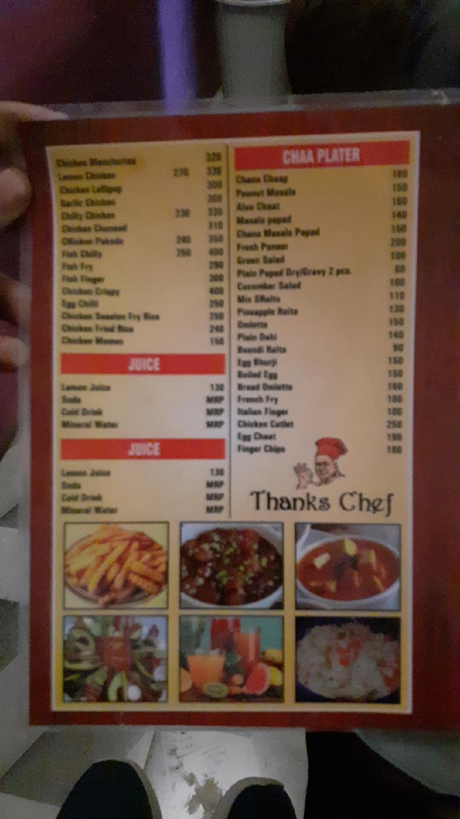 Menu at Down Town BYOB, Gurugram