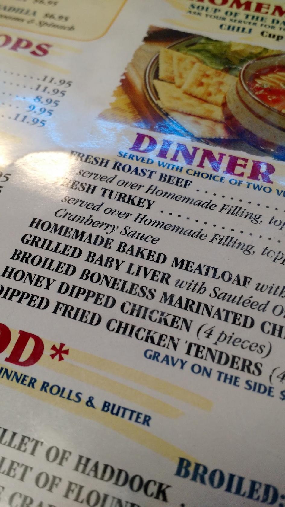 Menu at Summit Family Restaurant, Camp Hill