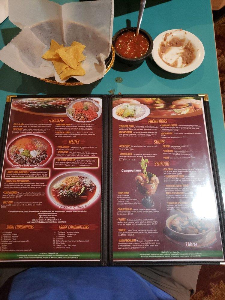 Menu at 5 Hermanos Restaurant, Renton, SE Carr Rd