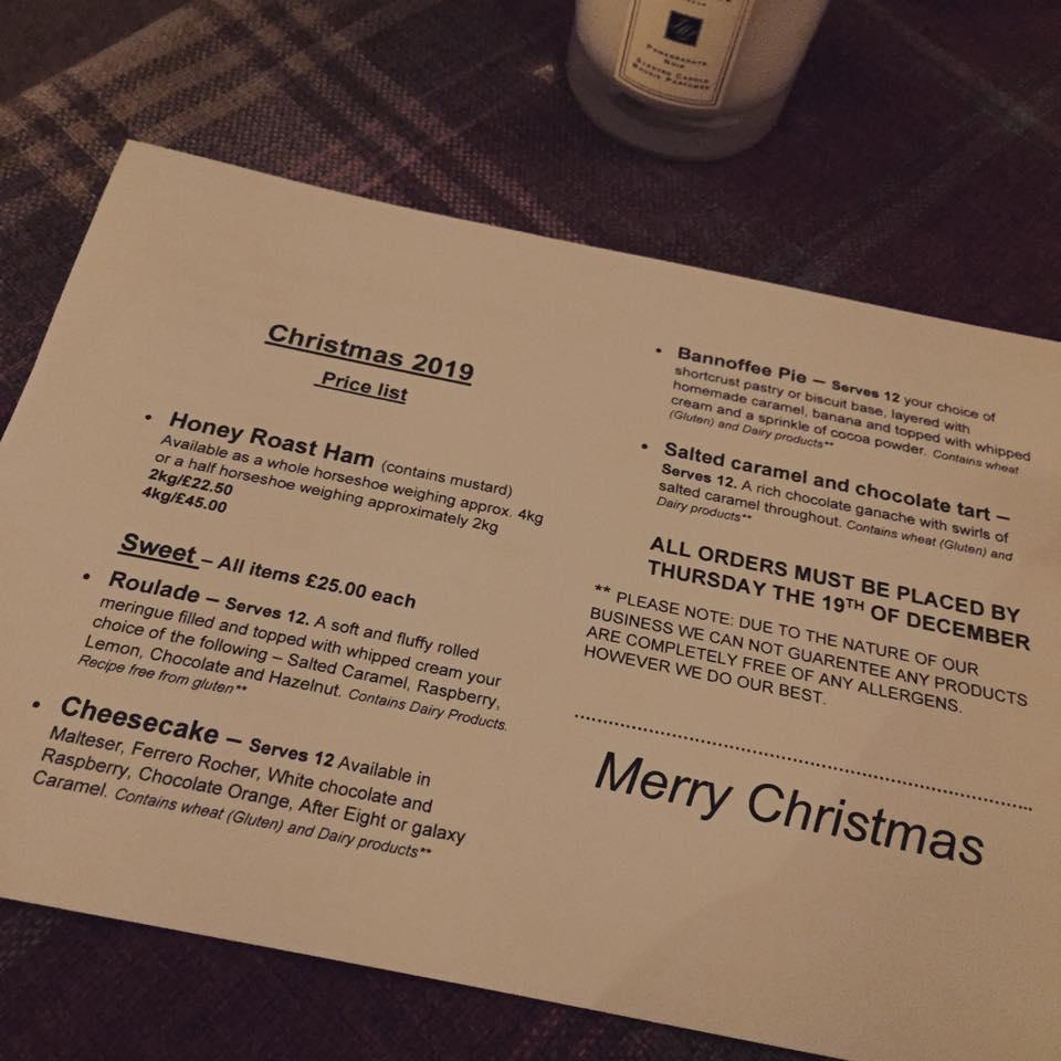 Menu at The Riverside Kitchen restaurant, Acomb