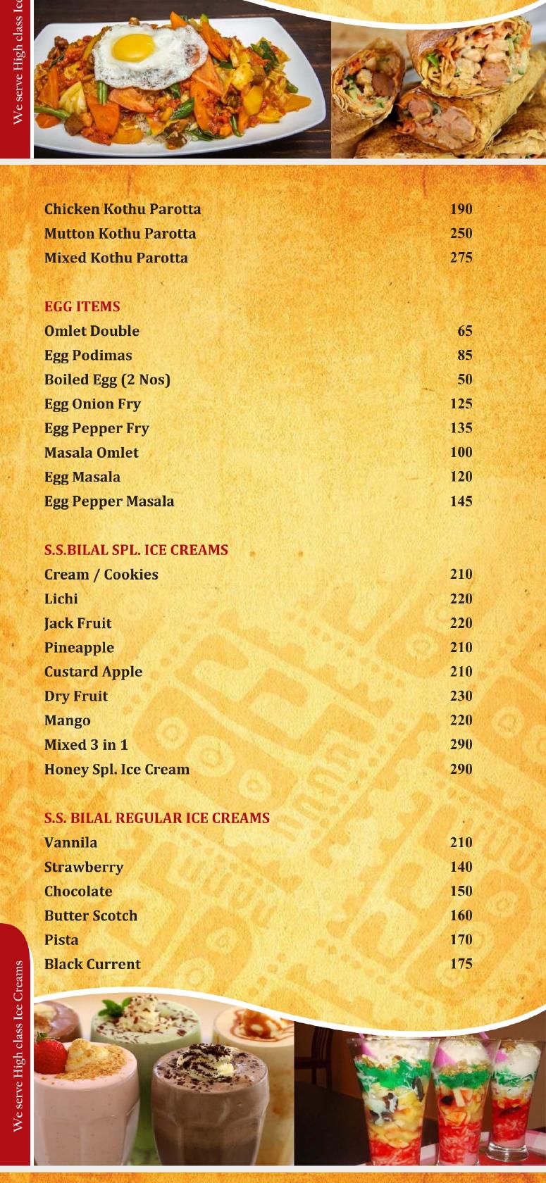 Menu at No more, Chennai, 2/7172nd street