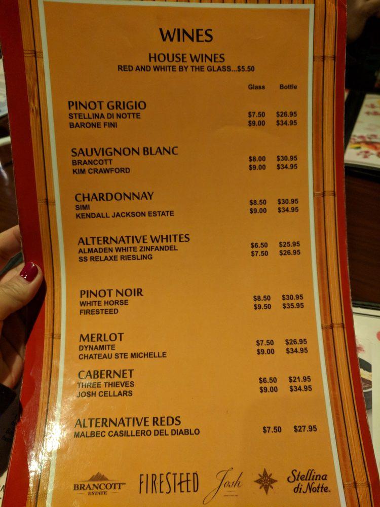 Menu at Yume Japanese & Asian Cuisine restaurant, Oxford
