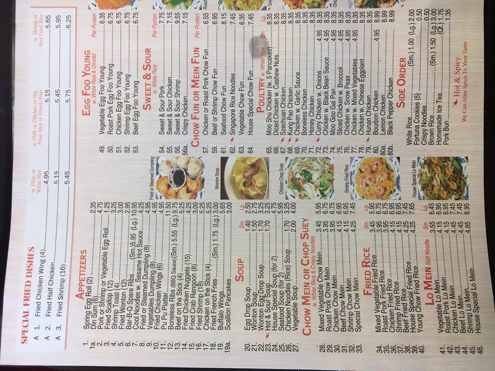 Menu at Oriental Express restaurant, Crompond, Crompond Rd