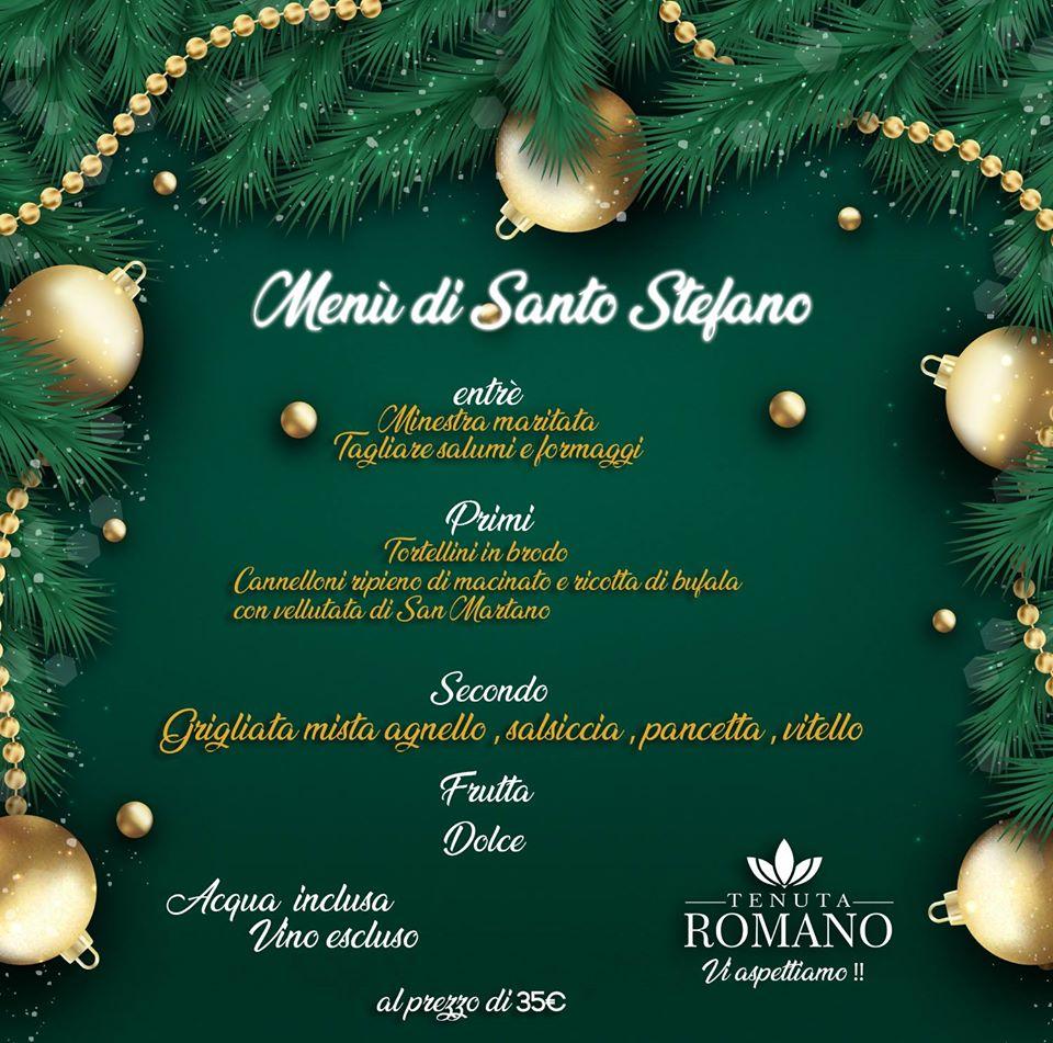 Menu da Tenuta Romano ristorante, Saviano