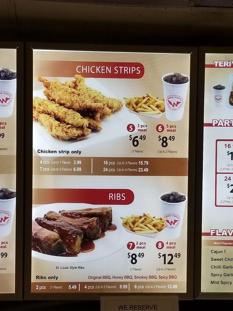 Menu at Wing Fiesta Group restaurant, Hayward