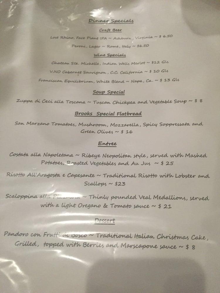 Menu at Pazzo Pomodoro - Ashburn pub & bar, Ashburn