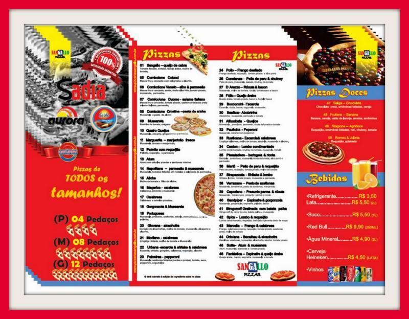 Menu at American Pan Pizzas pizzeria, São José dos Pinhais