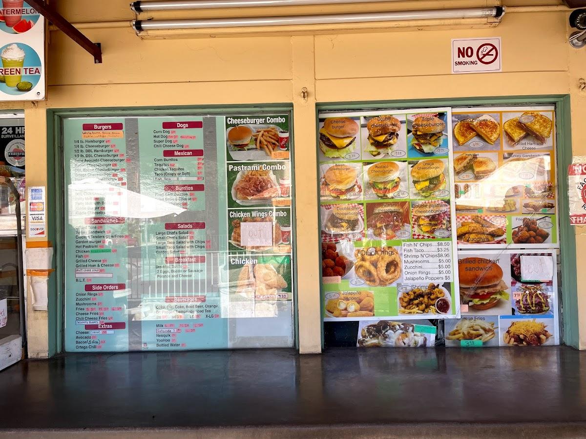 Menu at Jolly Kone restaurant, Ojai