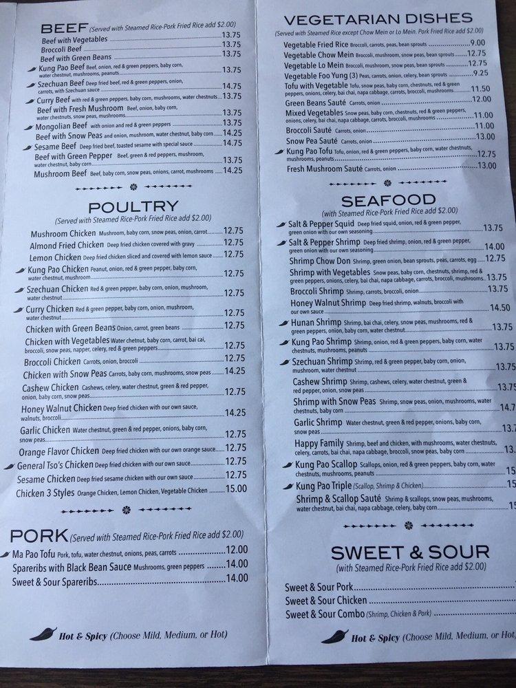 Menu at Susie's Cafe, Pendleton