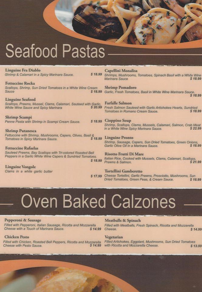 Menu at Palermo Restaurant Italian Cucina, Modesto, 310 H St