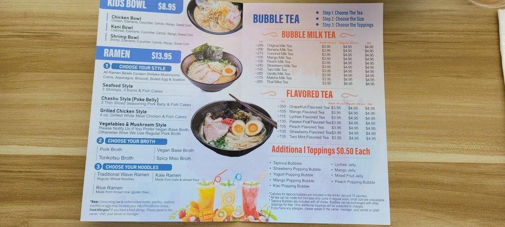 Menu at F&F Poke Bowl - Peach St. restaurant, Erie, Peach St