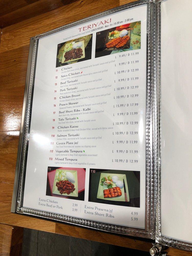 Menu at Harbor Sushi restaurant, Oak Harbor