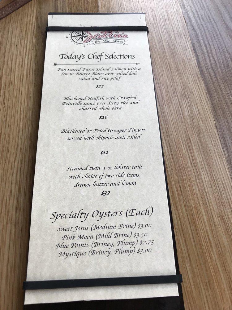 Menu at Scotties On The River pub & bar, Chattanooga