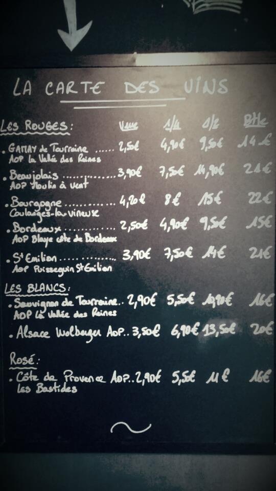 Menu au Le Smile restaurant, Avon, 63 Av. Franklin Roosevelt