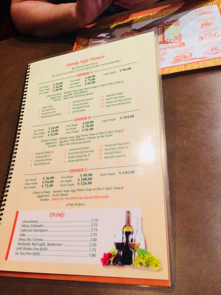 Menu at Legend 8 China restaurant, Calimesa