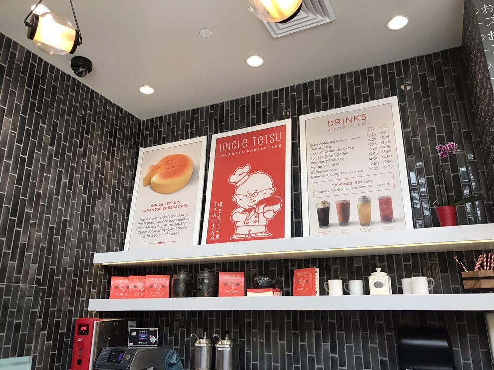 Menu at Uncle Tetsu desserts, Arcadia