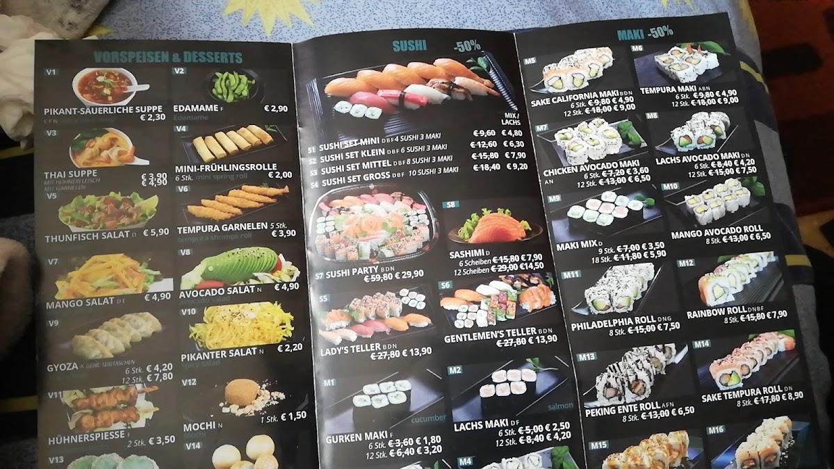 Speisekarte von Noodle King restaurant, Gemeinde Hollabrunn