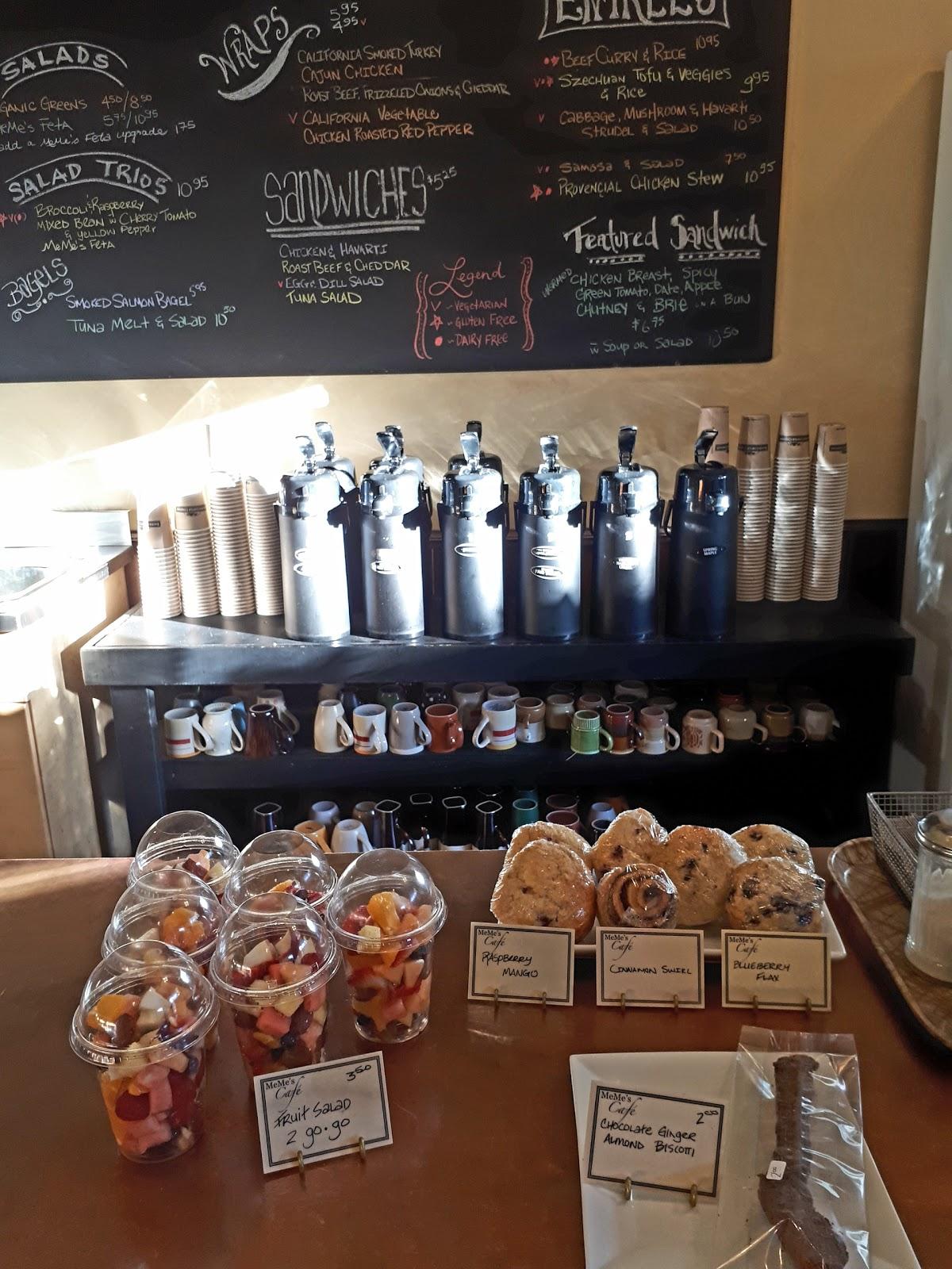 Menu at MeMe's Cafe and Food Shop, New Hamburg