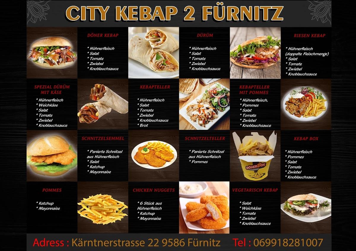 Speisekarte von Kebap Fürnitz restaurant, Österreich, Kärntner Str. 22