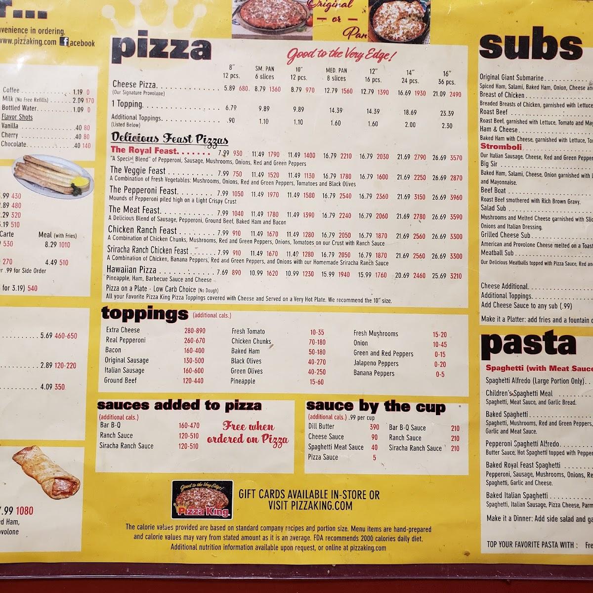 Menu at Frosty Boy Restaurant, Knightstown
