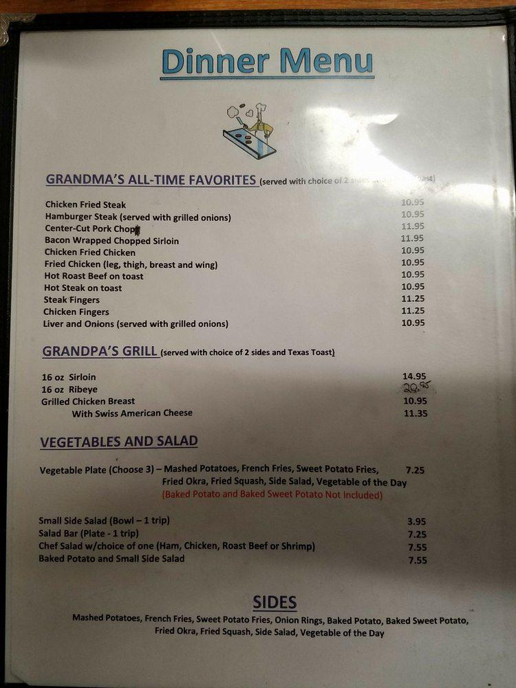 Menu at Fish Pond Cafe, Conroe