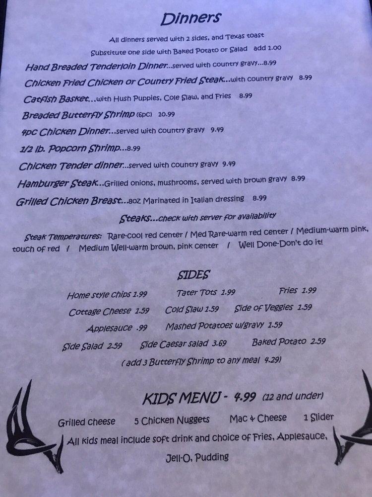Menu at The Crappie Hole pub & bar, Hermitage