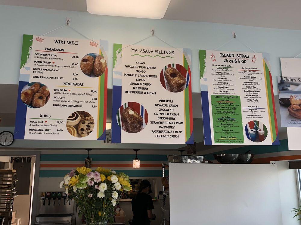 Menu at Wiki-licious restaurant, Anchorage