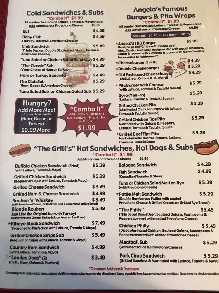 Menu at Tryon House Restaurant, Charlotte, 130 Eastway Dr