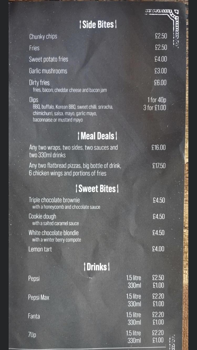 Menu at The Loyal Toast pub & bar, Southend-on-Sea