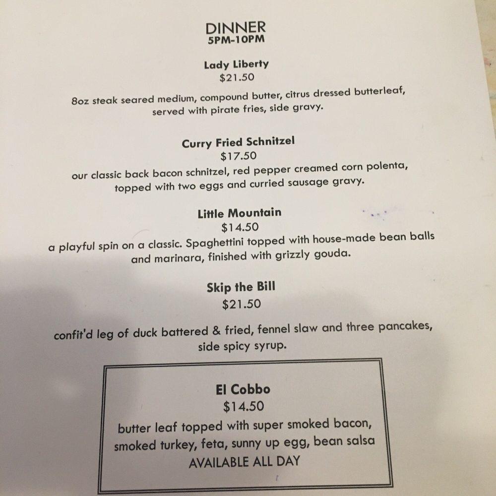 Menu at GRAVY - burgers and fries restaurant, Edmonton
