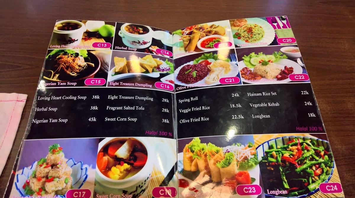 Menu at Loving heart Vegan restaurant Batam, Batam